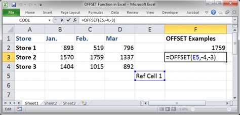OFFSET Function In Excel TeachExcel Com