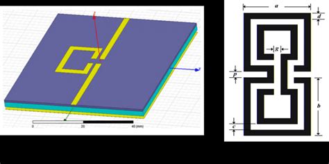 6 A Resonator Sensor Structure Implemented In Hfss For The Purpose