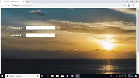 How To Create Login Page In Aspnet With Sql Server