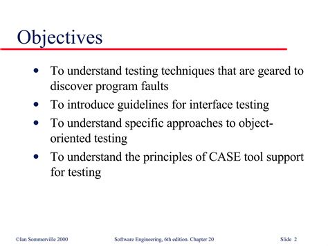 Defect Testing In Software Engineering Se20 Ppt