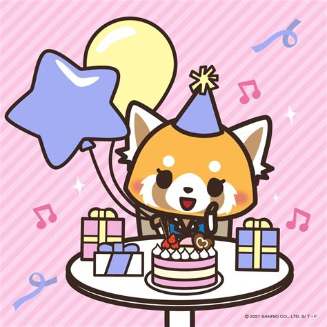 Sanrio On Twitter Happy Birthday Aggretsuko Celebrate And Rage With Off Aggretsuko