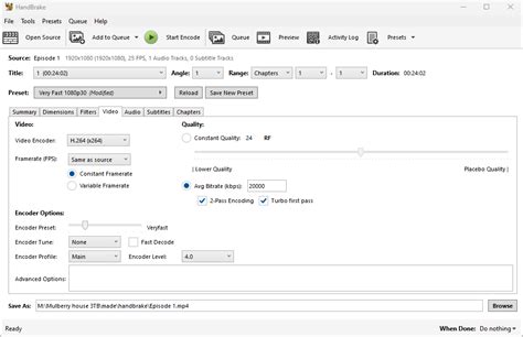 Using Handbrake DVC Training