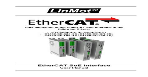 Pdf Documentation Of The Ethercat Soe Interface Of The Dokumentips