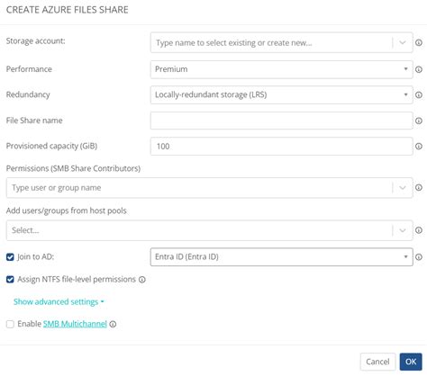 Manage Azure Files Shares Nerdio Help Center