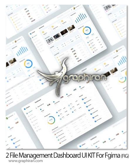 دانلود ۲ قالب فیگما رابط کاربری داشبورد مدیریت فایل File Management