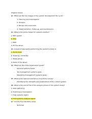 Chapter Quiz Answer Key Docx Chapter Quiz Q What Are The Four Stages Of The System