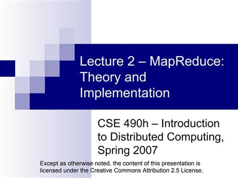 Mapreduce Theory And Implementation Ppt Programming Languages