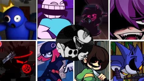 Fnf Unknown Suffering But Every Turn A Different Character Sings It