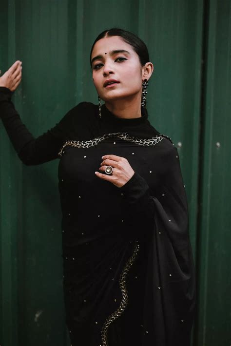 Chaitra Achar Looked Beautiful In Saree