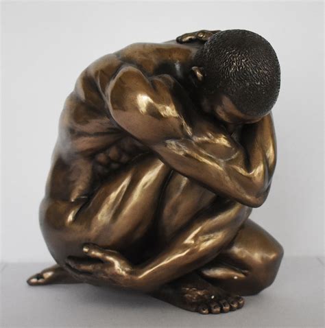 Naked Male Statue Erotic Art Sexy Pose Beautiful Man Etsy