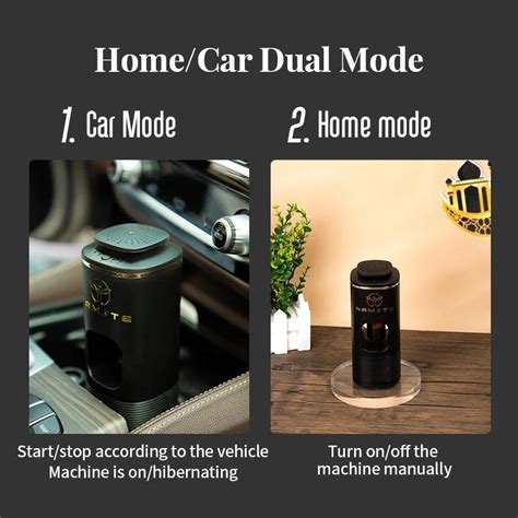 Aroma Tunnel 1000mah Car Diffuser Usb Rechargeable 7 Color Atmosphere Light Mini Aroma Diffuser