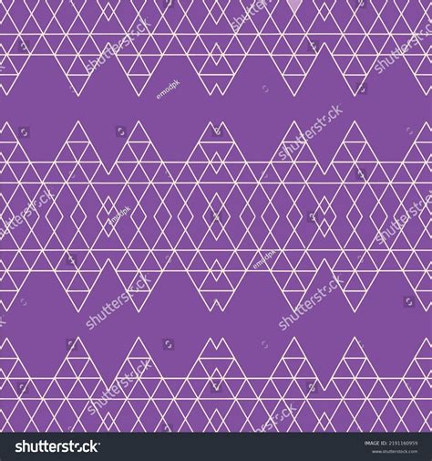 Geomtric Triangle Shape Line On Violet Stock Vector Royalty Free 2191160959 Shutterstock
