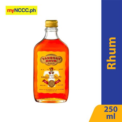 Tanduay Rhum 5 Years 250ml Nccc Online Store