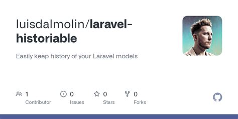 Github Luisdalmolin Laravel Historiable Easily Keep History Of Your Laravel Models