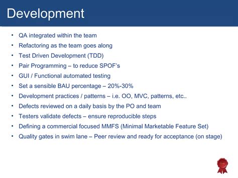 Agile Qa Presentation Ppt Logistics Business