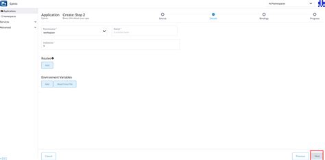 UI Next Button Disabled After Going Back In Application Create Step Issue Epinio Ui