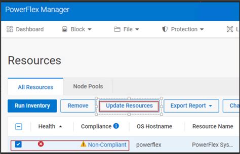 Powerflex 4x Unable To Update Powerflex Gateway Resource Dell Thailand