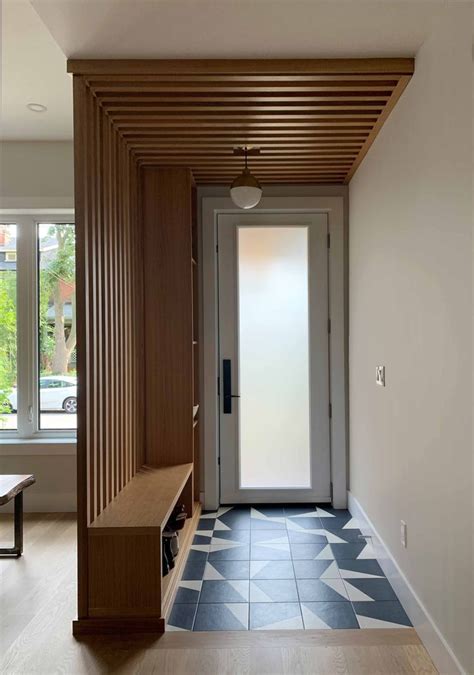 Modern Eclectic Entryway With Bench And Storage Home Hall Design