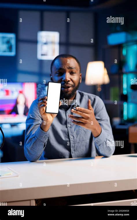Technology Expert Excited To Review Newly Launched Mockup Smartphone