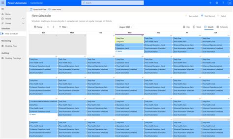 控制中心桌面流计划程序 Power Automate Microsoft Learn
