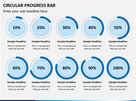 Circular Progress Bar For PowerPoint And Google Slides PPT Slides