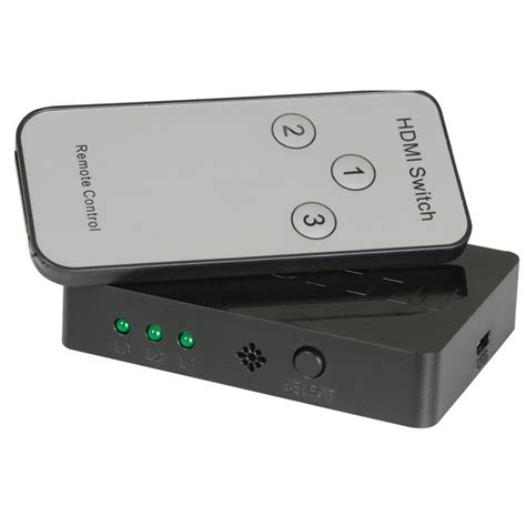 Mini HDMI Switch X With IR Remote Control