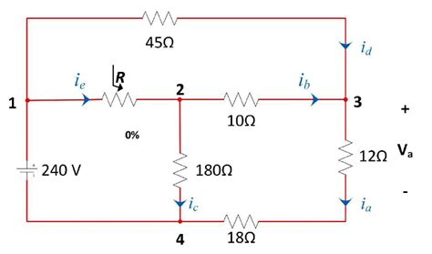 solved the variable resister r in circuit in figure 1 is