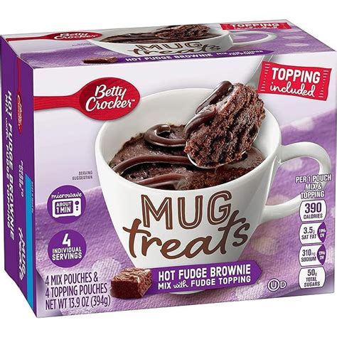 Betty Crocker Mug Treats Hot Fudge Brownie Mix With Fudge Topping 4