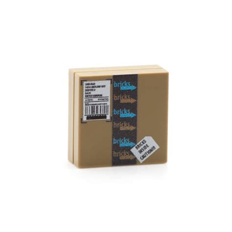 Bricks Inside Parcel Custom Design Tile Minifigs Me