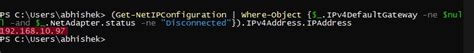 How To Get Ip Address In Powershell Private And Public