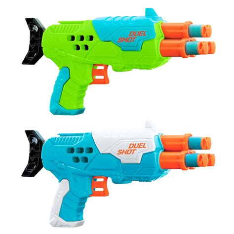 Buzzbee Air Warriors Duel Shot 2 Pack Blaster Time