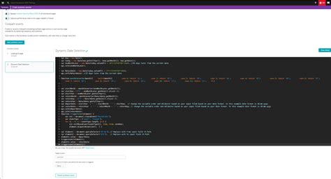 How To Perform Dynamic Date Selection With Help Of Javascript Event On