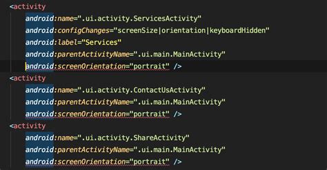 Java Expecting `androidscreenorientationunspecified` Or `fullsensor Stack Overflow