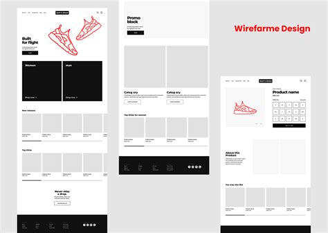 Wireframe Design On Behance