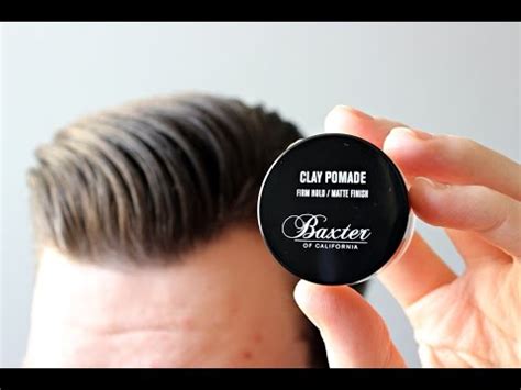 Baxter of California Clay Pomade - recenzja glinki do włosów - YouTube