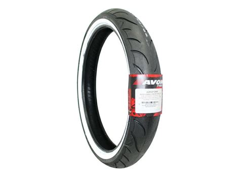 Brand New Avon Av91 Cobra Chrome Bias Whitewall Reinforced Front Tire