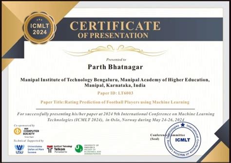 Icmlt Acm Internationalconference Flagship Research Parth Bhatnagar 12 Comments