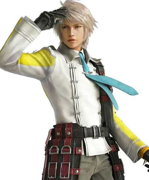 Final Fantasy Xiii Video Game Hope Estheim Leather Jacket
