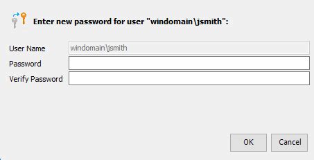 Changing An Account Password