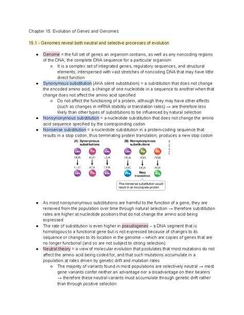 Bio Notes Chapter 15 Biology 1102 Foundations Of Biology Chapter