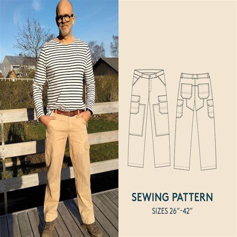 Cargo Pants Pdf Sewing Pattern Work Pants Sewing Pattern S Inspire