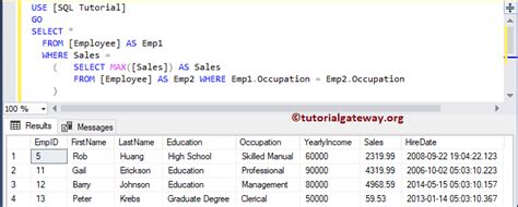 Select Rows With Maximum Value On A Column In Sql Server