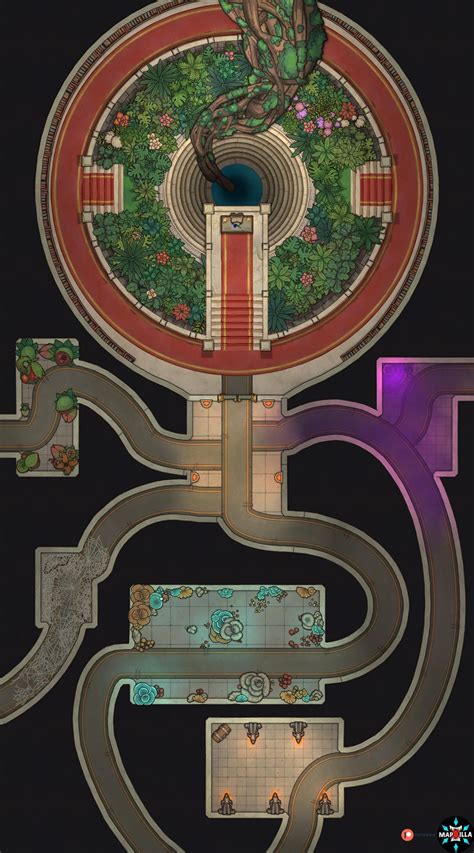 Underoot Temple 25 X 45 Rdungeondraft