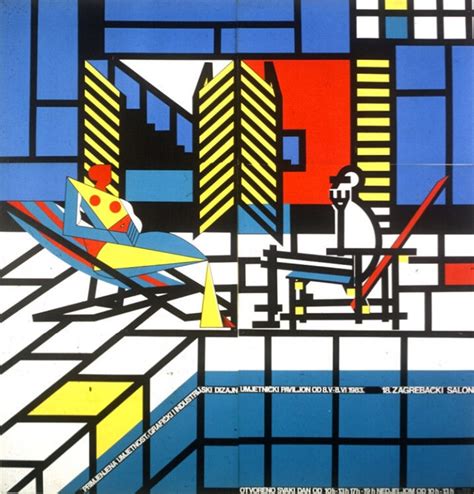 Boris Bućan 1983 18 Zagrebački Salon Plakat Galerija Paravan