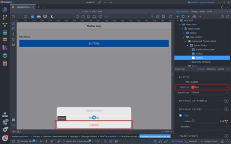 Using Framework7 Components Mobile Apps Wappler Community