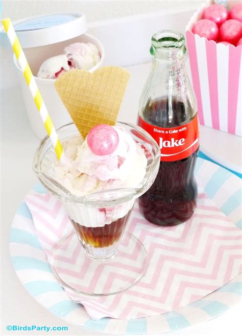 Summer Pool Party Ideas And Coke Float Station Party Ideas Party
