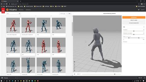 How To Import Skeletal Mesh To Unreal Engine 4 Using Mixamo Unreal Engine 4 Youtube