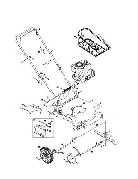Craftsman 247374600 Gas Lawn Mower Parts Diagrams Manuals Sears
