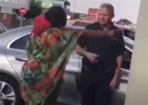 Viral Video Woman Blocks Standard Banking Hall Entrance