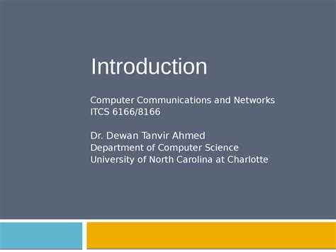 computer communication docsity